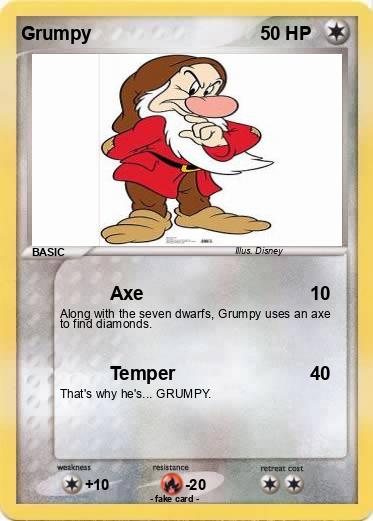 Pokémon Grumpy 1583 1583 - Axe - My Pokemon Card