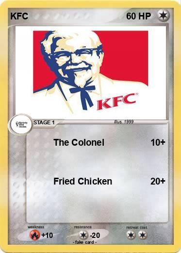 Pokémon KFC 261 261 - The Colonel - My Pokemon Card