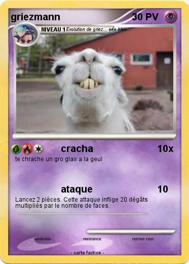 Pokémon griezmann 63 63 - cracha - Ma carte Pokémon