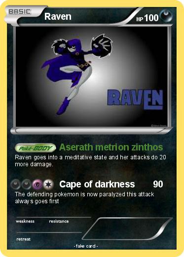Pokémon Raven 235 235 - Aserath metrion zinthos - My Pokemon Card