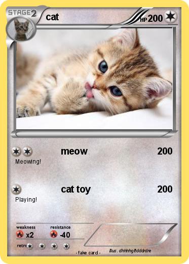 Pokémon cat 1859 1859 - meow - My Pokemon Card