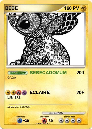 Pokémon BEBE 4779 4779 - BEBECADOMUM - Ma carte Pokémon
