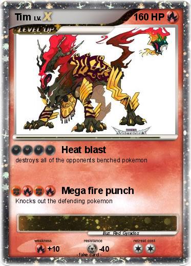 Pokémon Tim 96 96 - Heat blast - My Pokemon Card