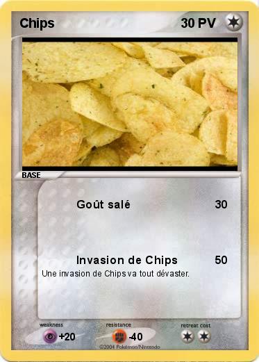 Pokémon Chips 8 8 - Goût salé - Ma carte Pokémon