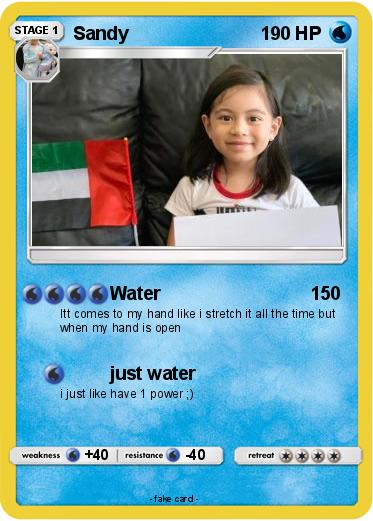 Pokémon Sandy 382 382 - Water - My Pokemon Card