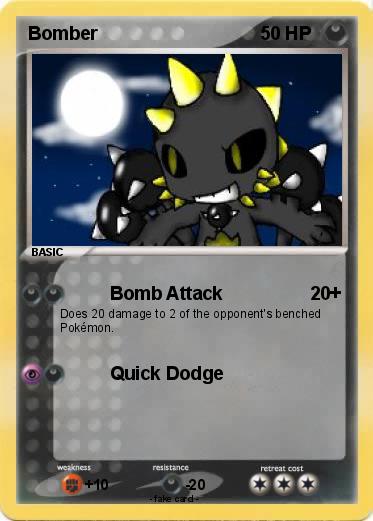 Pokémon Bomber 80 80 - Bomb Attack - My Pokemon Card