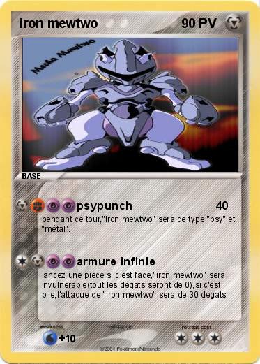 Pokémon iron mewtwo - psypunch - Ma carte Pokémon