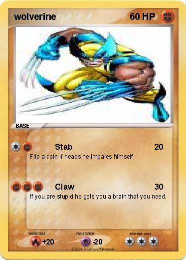 Pokémon wolverine 5 5 - Stab - My Pokemon Card