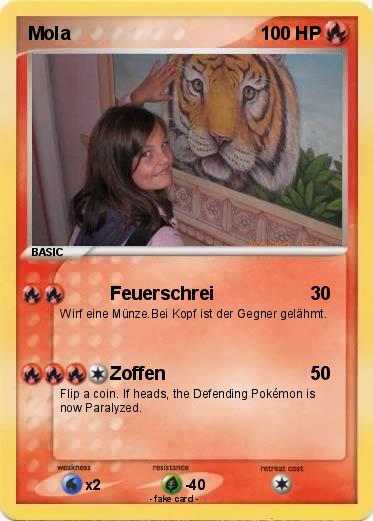 Pokémon Mola 10 10 - Feuerschrei - My Pokemon Card