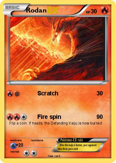 Pokémon Rodan 115 115 - Scratch - My Pokemon Card
