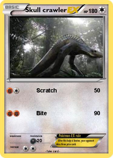 Pokémon Skull crawler 6 6 - Scratch - My Pokemon Card