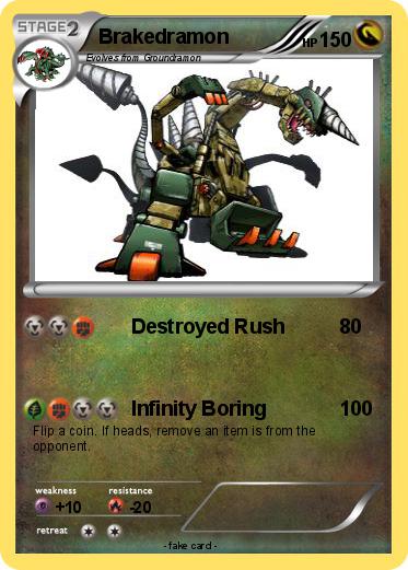 Pokémon Brakedramon - Destroyed Rush - My Pokemon Card
