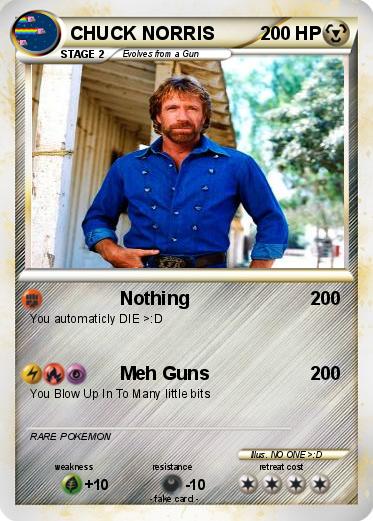 Pokémon CHUCK NORRIS 2698 2698 - Nothing - My Pokemon Card