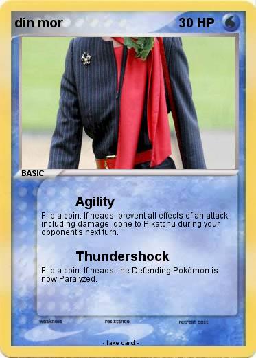 Pokémon din mor 108 108 - Agility - My Pokemon Card