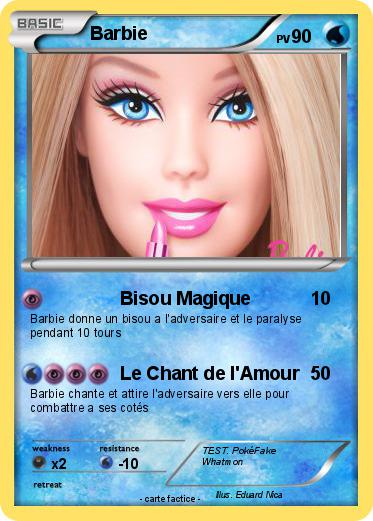 Pokémon Barbie 306 306 - Bisou Magique - Ma carte Pokémon