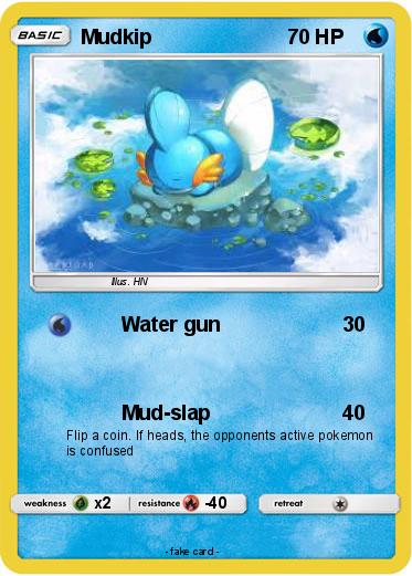 Pokémon Mudkip 931 931 - Water gun - My Pokemon Card