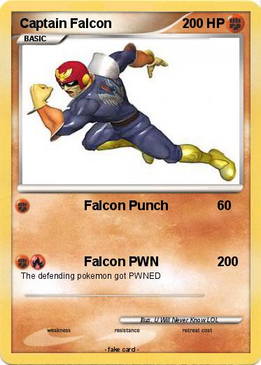 Pokémon Captain Falcon 275 275 - Falcon Punch - My Pokemon Card