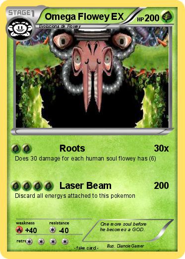 Pokémon Omega Flowey EX 3 3 - Roots - Mi carta pokémon