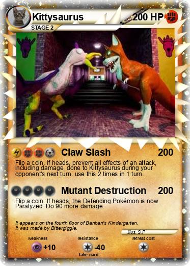 Pokémon Kittysaurus - Claw Slash - My Pokemon Card