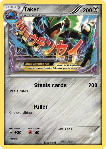 Pokémon Taker 14 14 - Steals cards - My Pokemon Card