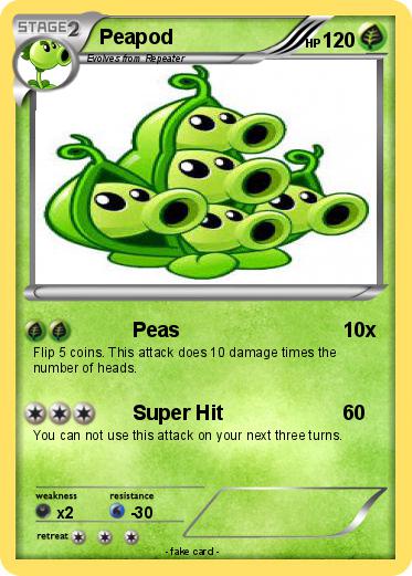 Pokémon Peapod 5 5 - Peas - My Pokemon Card