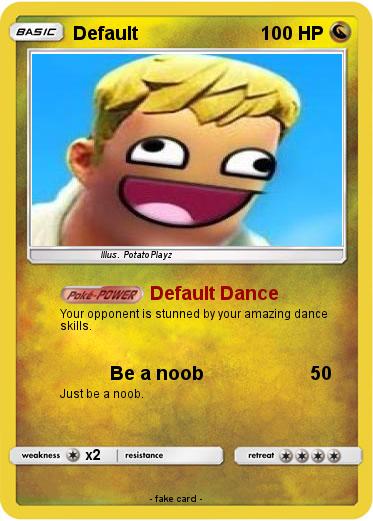 Pokémon Default 193 193 - Default Dance - My Pokemon Card