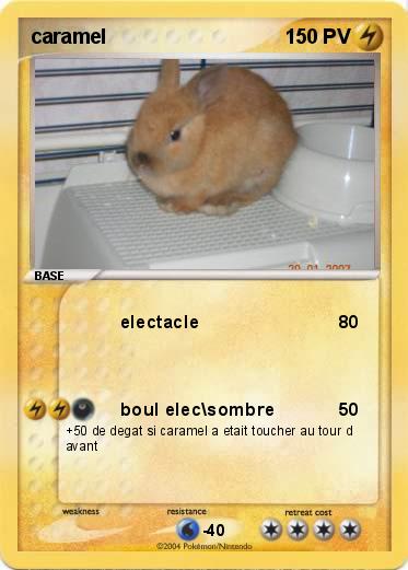 Pokémon caramel 29 29 - electacle - Ma carte Pokémon
