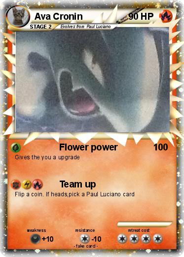 Pokémon Ava Cronin - Flower power - My Pokemon Card