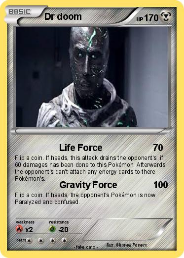 Pokémon Dr doom 19 19 - Life Force - My Pokemon Card