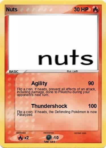 Pokémon Nuts 51 51 - Agility - My Pokemon Card