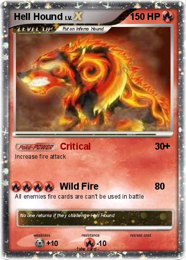 Pokémon Hell Hound 7 7 - Critical - My Pokemon Card