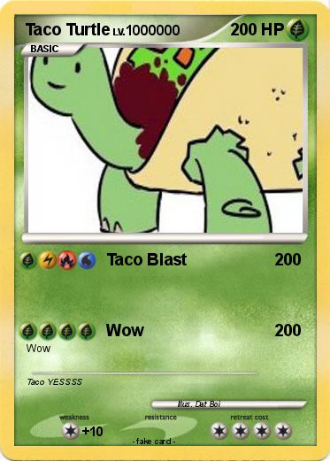 Pokémon Taco Turtle - Taco Blast - My Pokemon Card