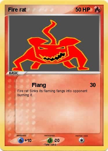 Pokémon Fire rat 1 1 - Flang - My Pokemon Card