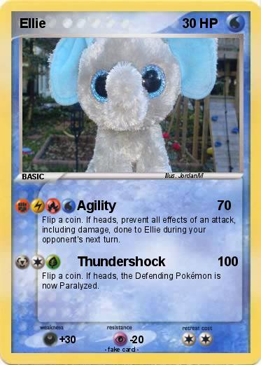 Pokémon Ellie 91 91 - Agility - My Pokemon Card