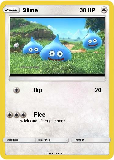 Pokémon Slime 496 496 - flip - My Pokemon Card