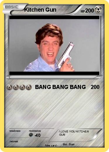 Pokémon Kitchen Gun 5 5 - BANG BANG BANG - My Pokemon Card