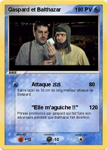 Pokémon Gaspard et Balthazar 2 2 - Attaque zizi - Ma carte Pokémon