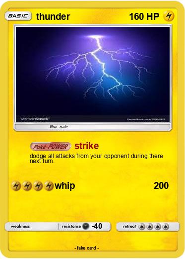 Pokémon thunder 2059 2059 - strike - My Pokemon Card
