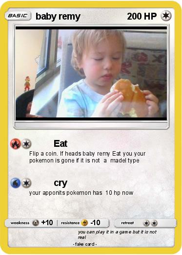 Pokémon baby remy - Eat - My Pokemon Card