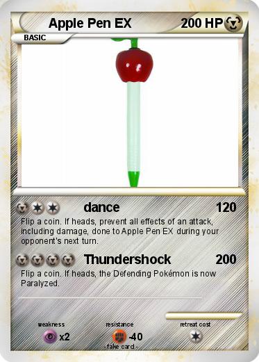 Pokémon Apple Pen EX - dance - My Pokemon Card