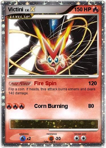 Pokémon Victini 2566 2566 - Fire Spin - My Pokemon Card
