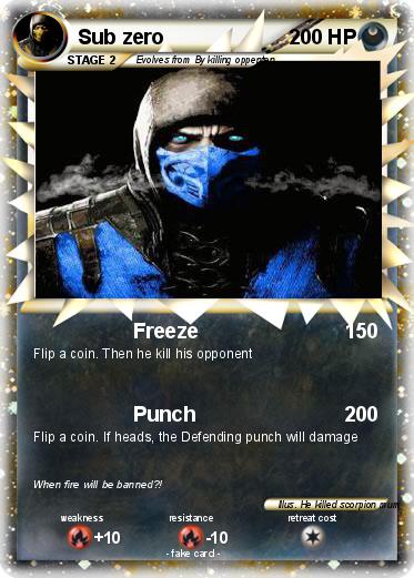 Pokémon Sub zero 414 414 - Freeze - My Pokemon Card