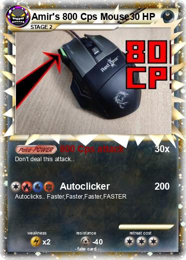 Pokémon Amir s 800 Cps Mouse - 800 Cps attack - My Pokemon Card