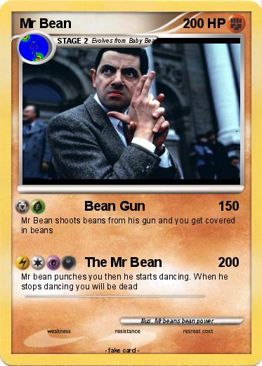 Pokémon Mr Bean 422 422 - Bean Gun - My Pokemon Card