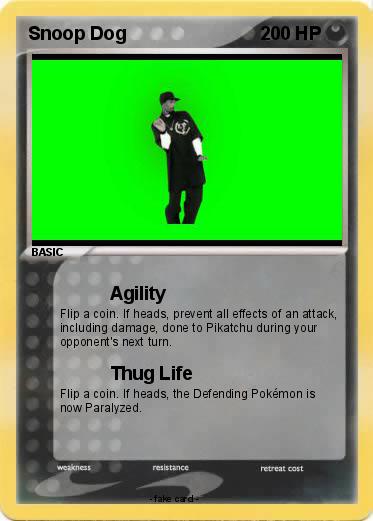 Pokémon Snoop Dog 66 66 - Agility - My Pokemon Card