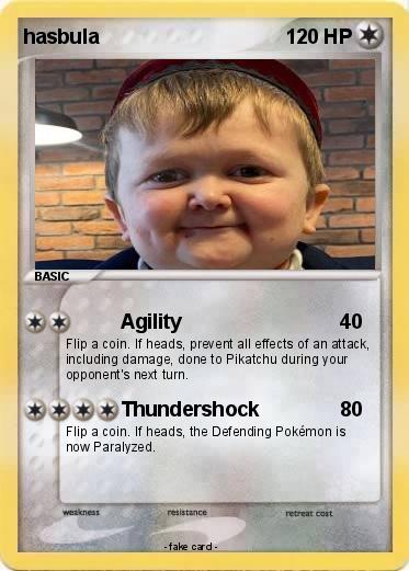 Pokémon hasbula - Agility - My Pokemon Card