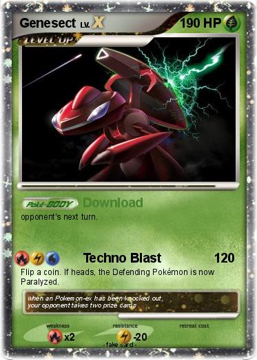 Pokémon Genesect 759 759 - Download - My Pokemon Card
