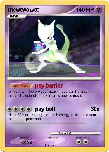 Pokémon mewtwo 5081 5081 - psy barrier - My Pokemon Card
