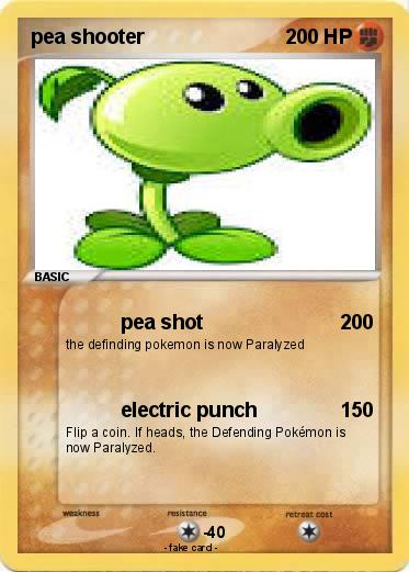 Pokémon pea shooter 107 107 - pea shot - My Pokemon Card
