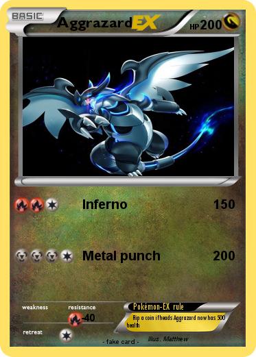 Pokémon Aggrazard - Inferno - My Pokemon Card